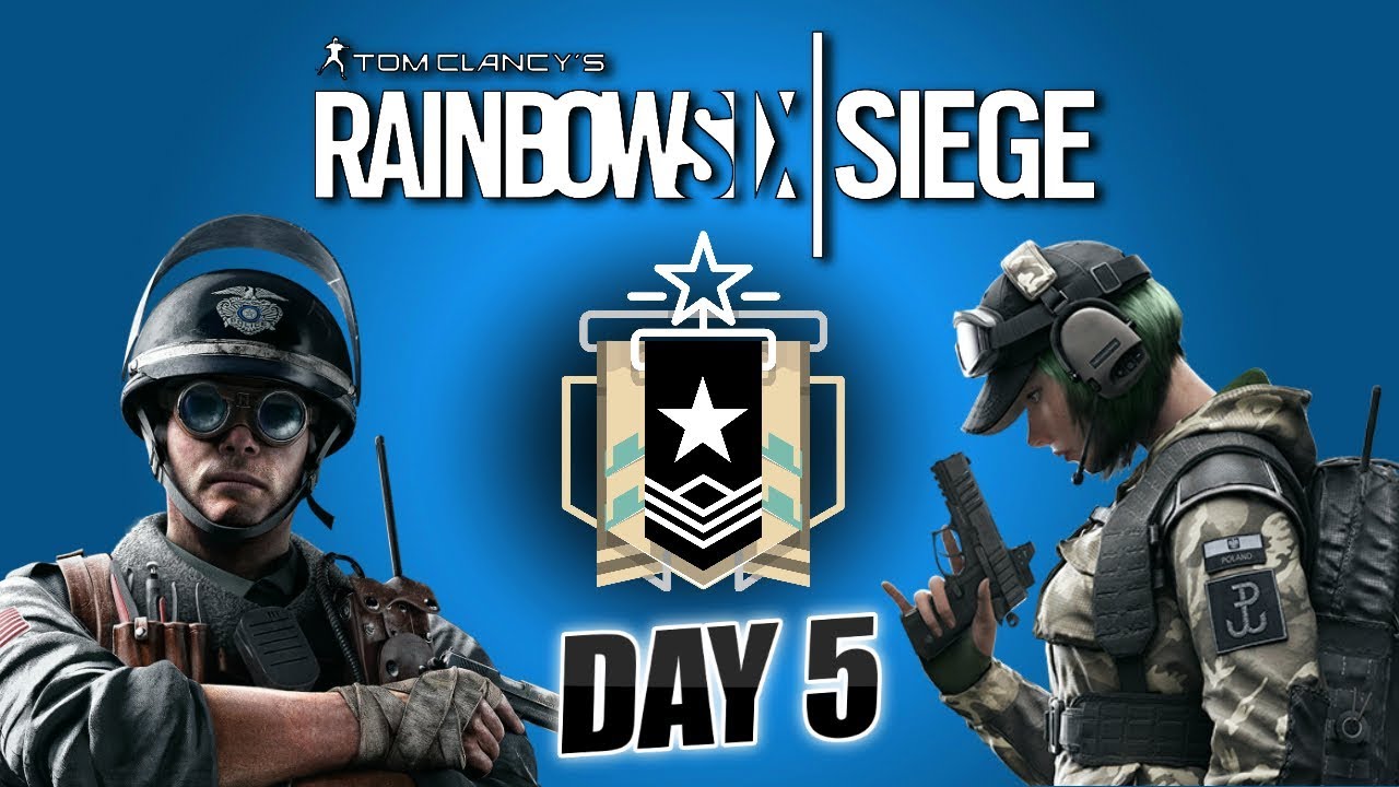 Road to Plat!!! Day 5 - R6S Gameplay - YouTube