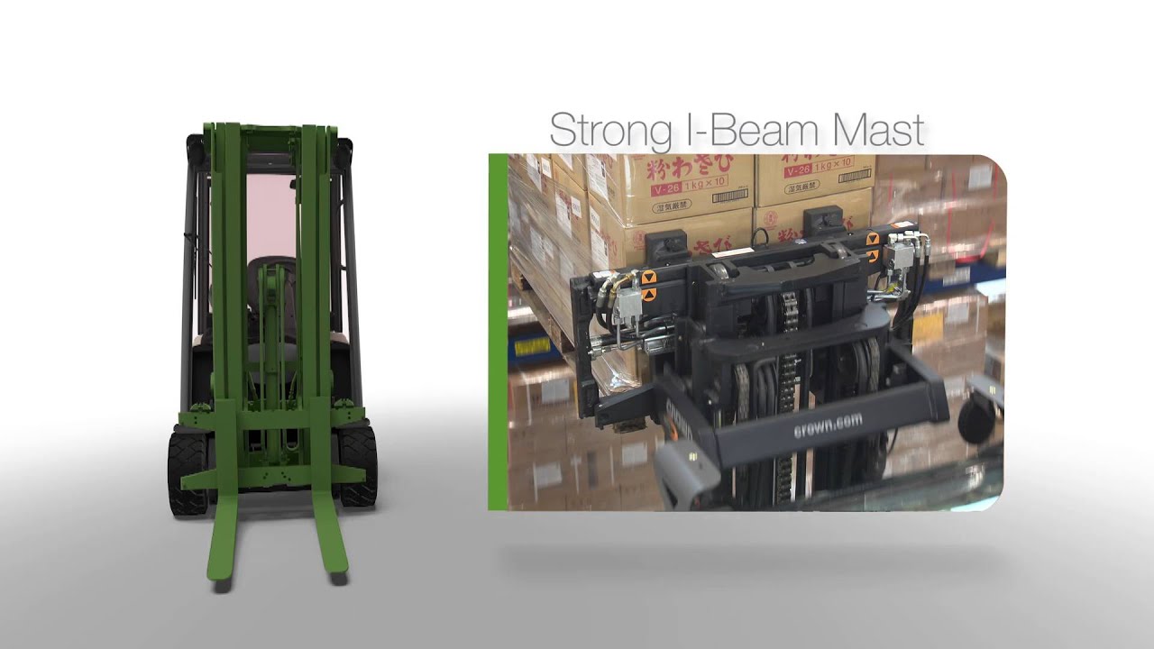 Crown SC 6000 Series Counterbalance Forklift - YouTube