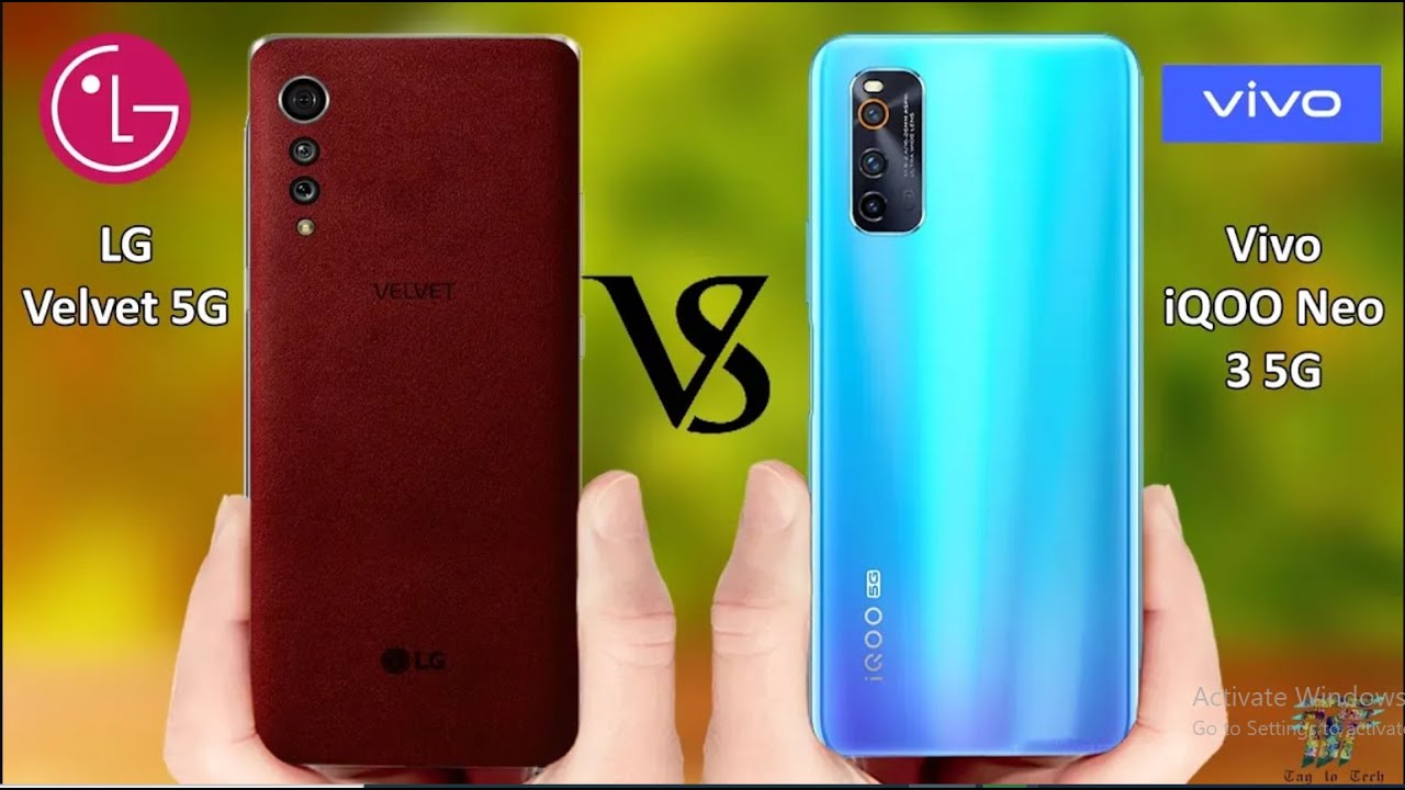 LG Velvet VS Vivo iQOO Neo 3 | Comparison | Specifications | Tech ...