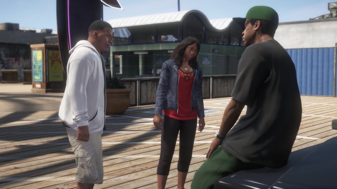 Franklin and Tanisha help Lamar with Lowriders (GTA: Online cutscenes ...