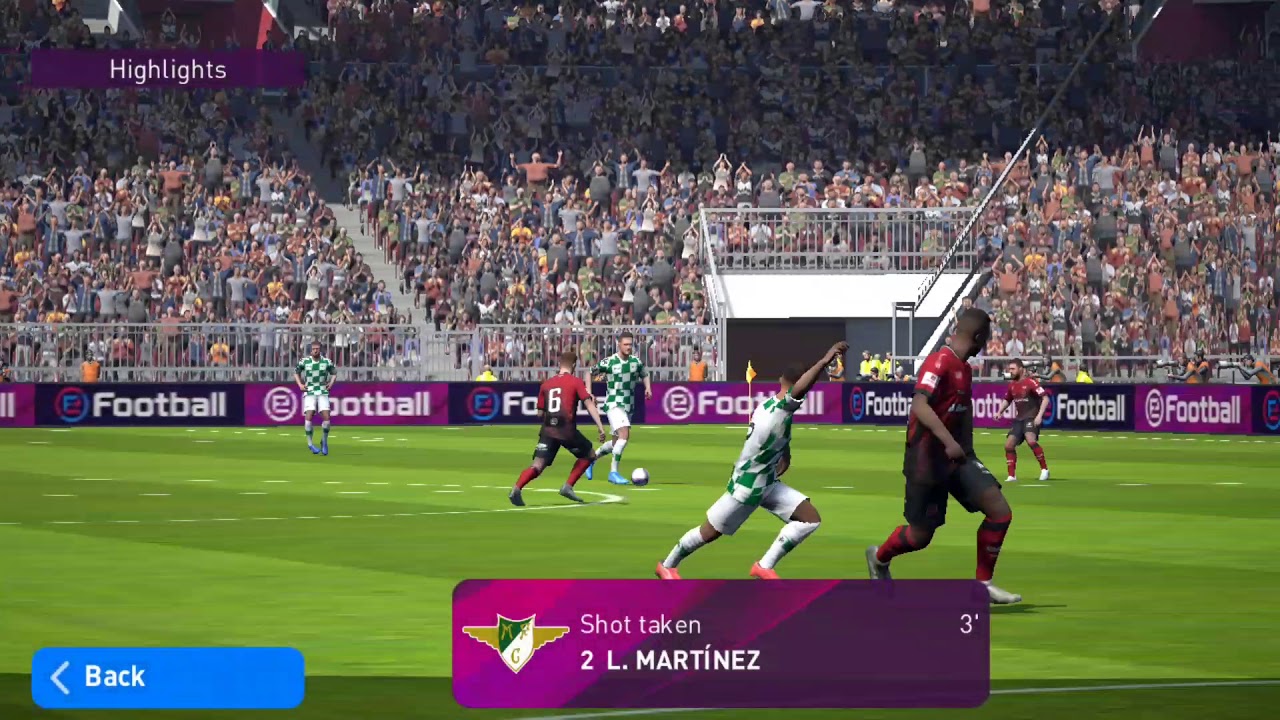 PES 20 MOBILE - MATCH - YouTube