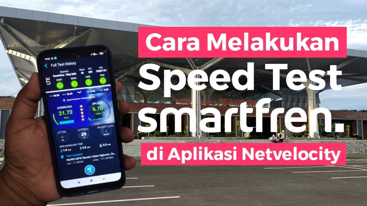 Cara Melakukan Speed Test Smartfren di Aplikasi Netvelocity - YouTube