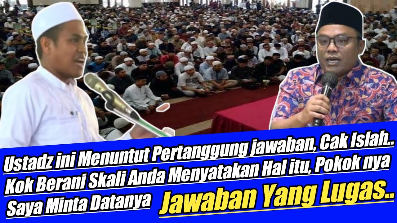 Ustadz ini Meminta Bukti Data Kepada Cak Islah Bahrawi Atas Tuduhannya ...