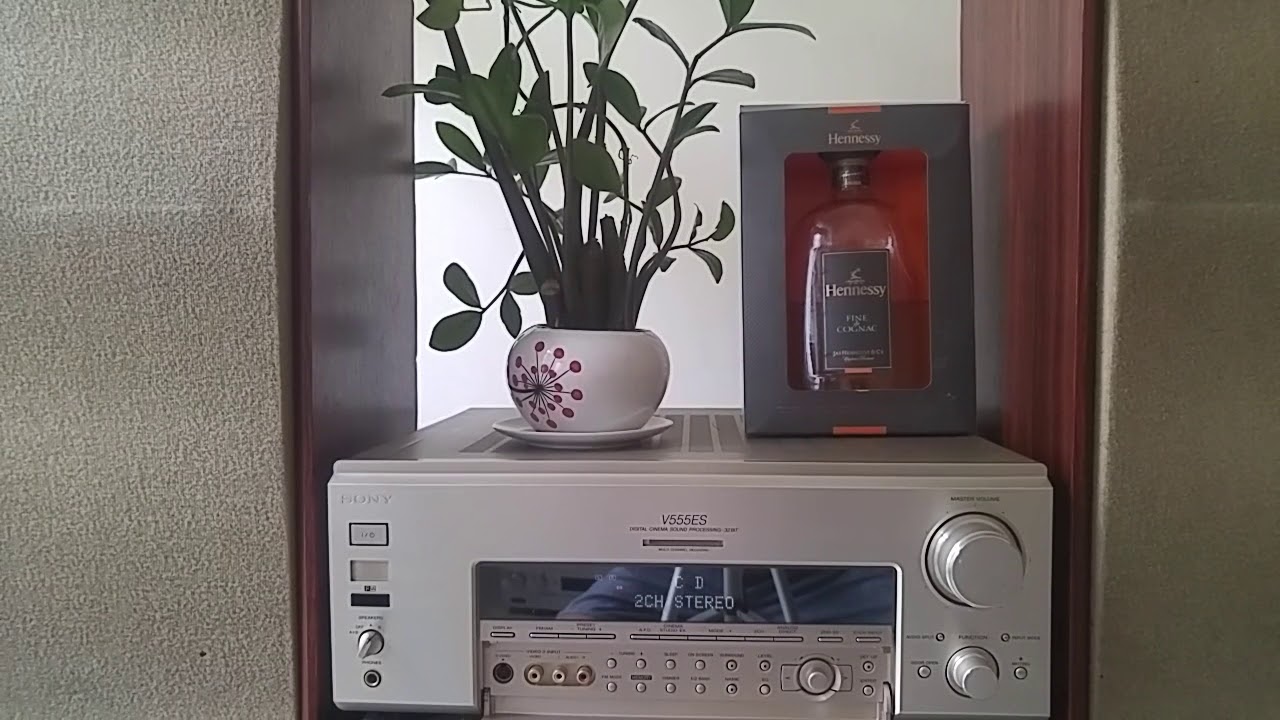 Test Sony V555ES + Loa Sony cổ - YouTube