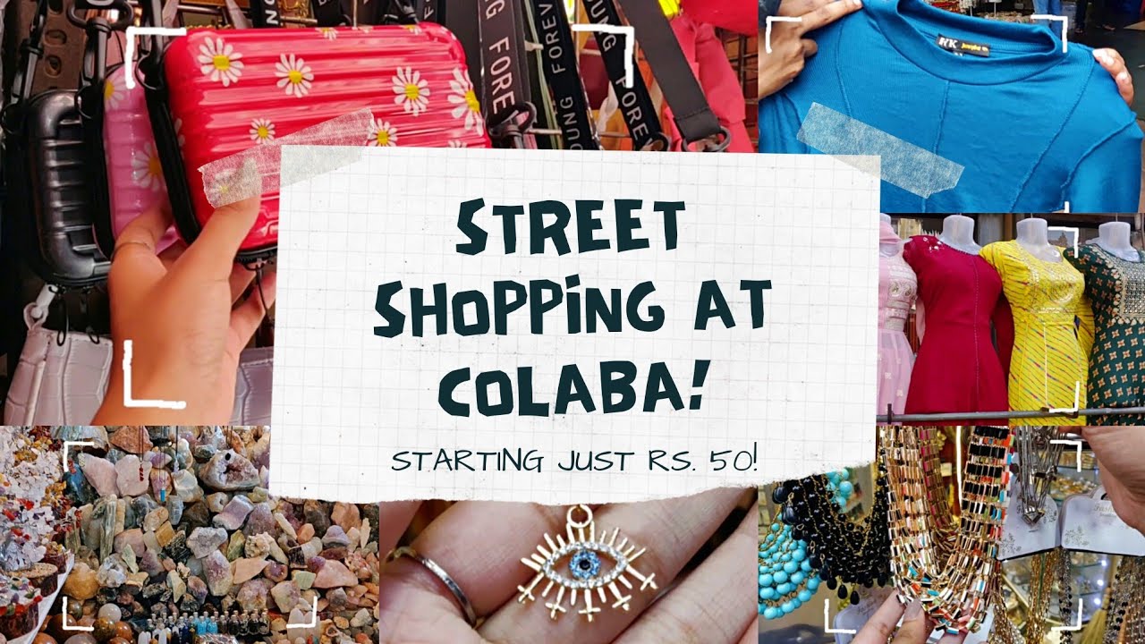 Street shopping at the Colaba Causeway Market | 2022 - YouTube