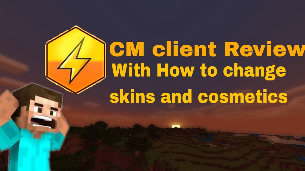 How to change skins and cosmetics in cm client in PojavLauncher with ...