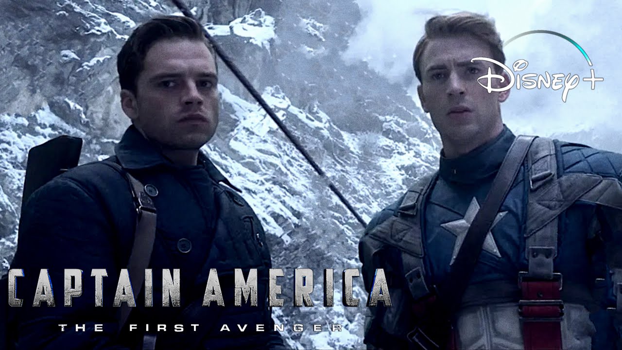 Captain America: TFA | Steve And Bucky - Train Fight Scene | Disney+ ...