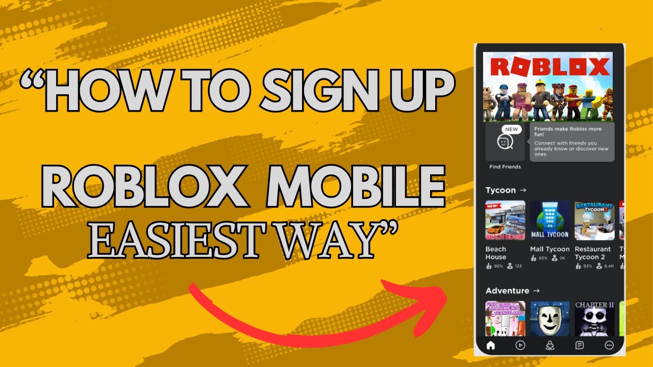 How To Sign Up Roblox Mobile 2024 Easiest Way - YouTube
