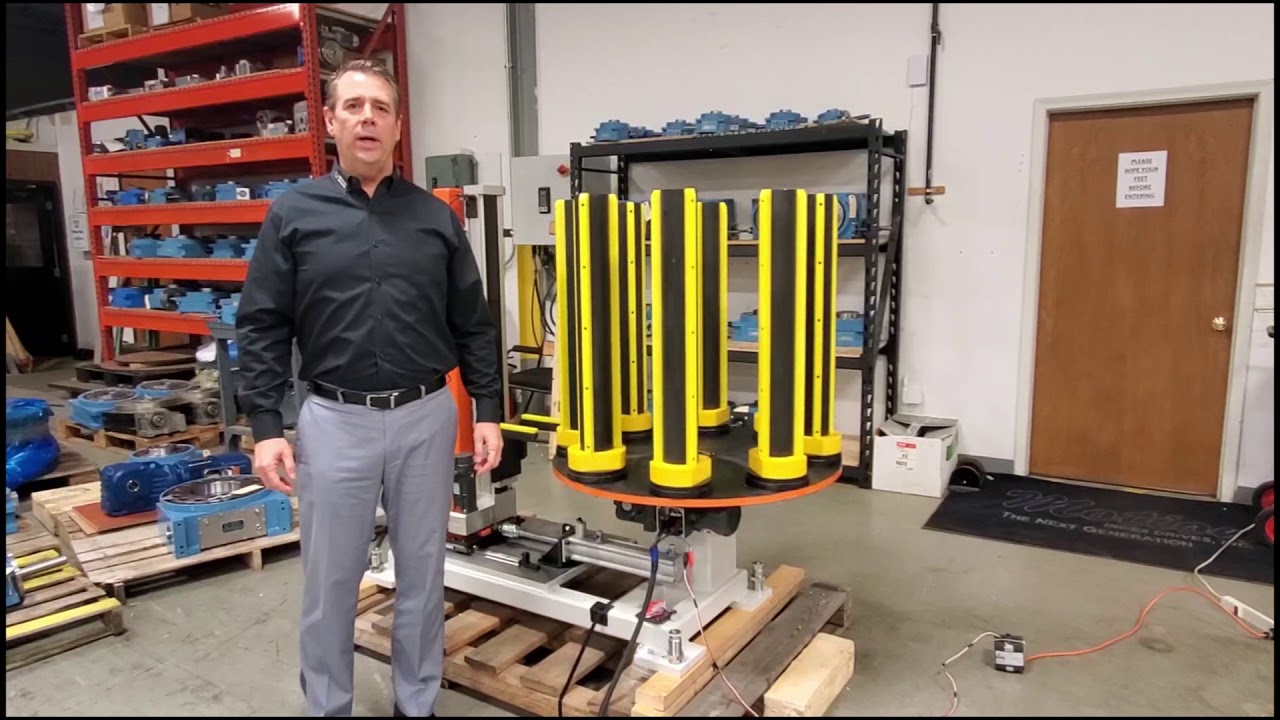 Indexing Rotary Table with Lifter - YouTube