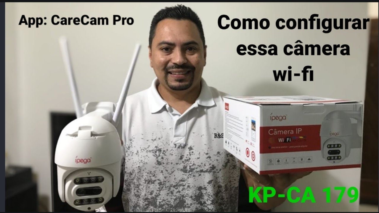 Como configurar câmera wi-fi externa KP-CA 179 e dicas extras - YouTube