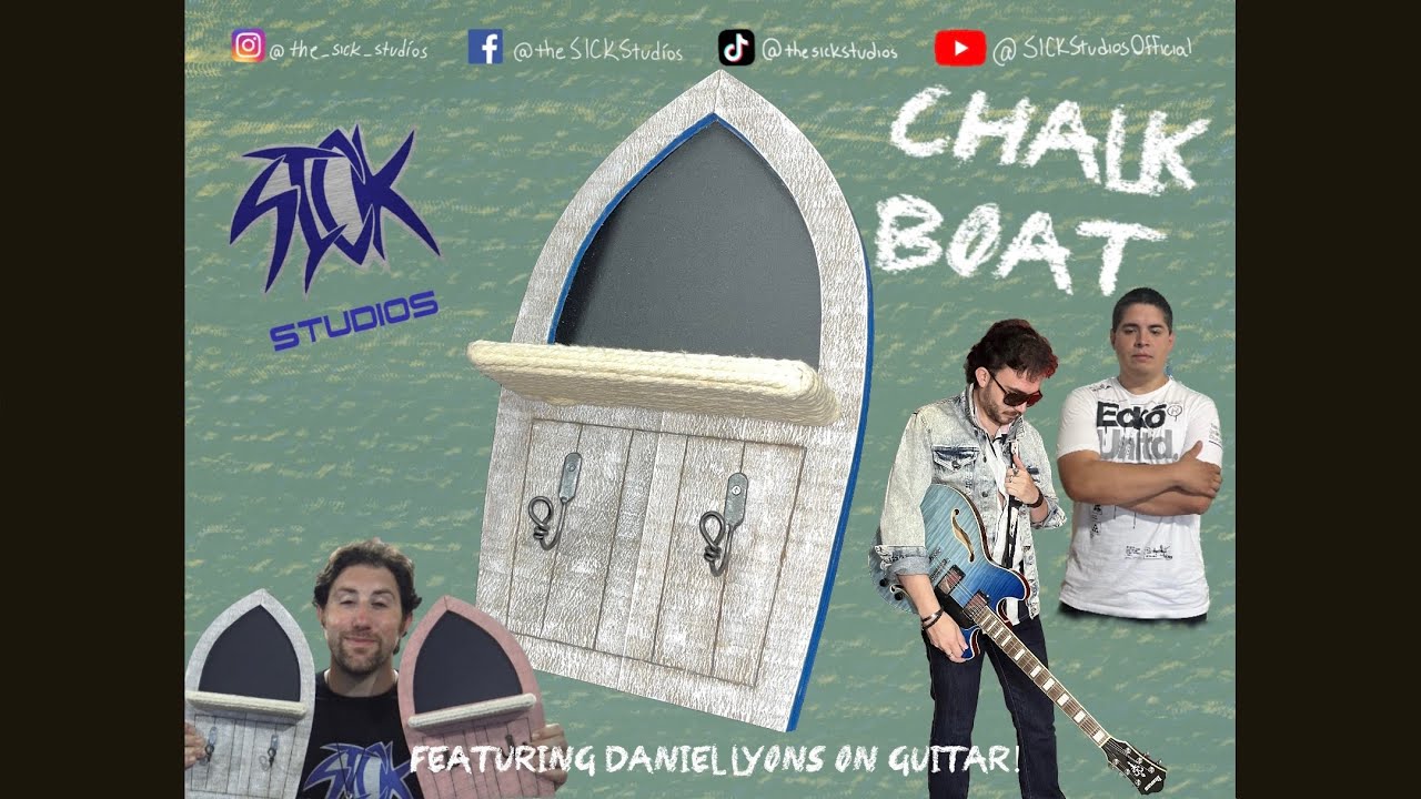 Chalk Boat - SICK Studios #artwork #art #summer #diy - YouTube