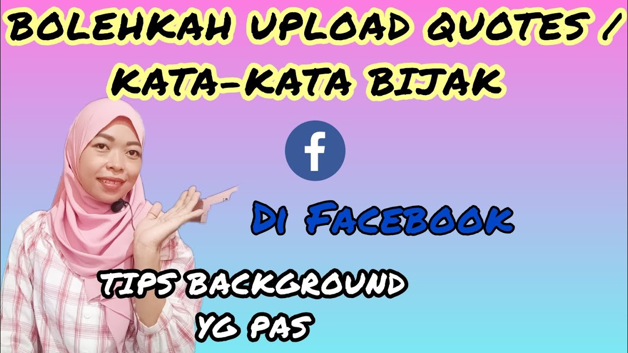 UPLOAD VIDIO QUOTES DI FACEBOOK||FACEBOOK PROFESIONAL - YouTube