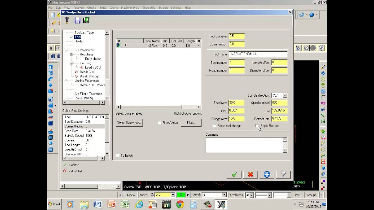 Mastercam (Back Plot) - YouTube