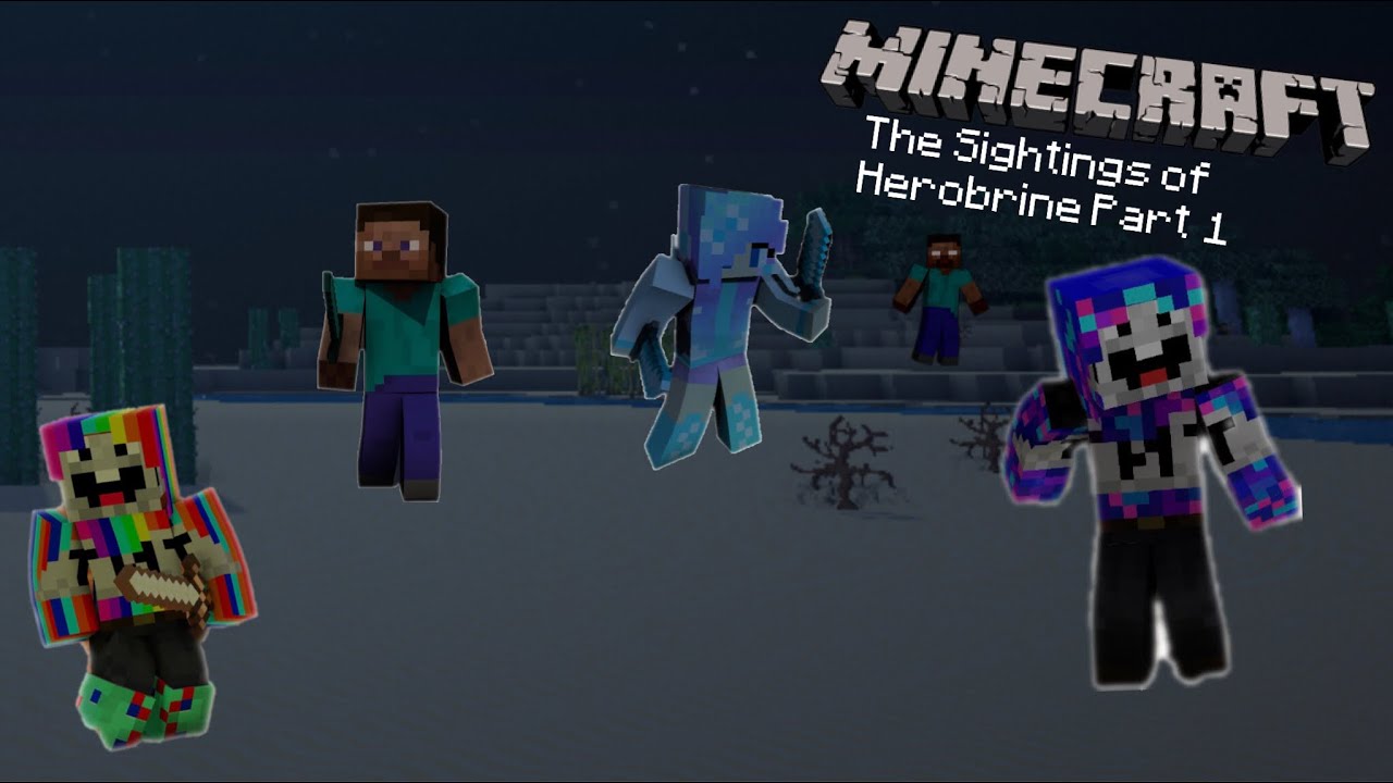 Minecraft Mini Movie: The Sightings Of Herobrine Part 1 - YouTube