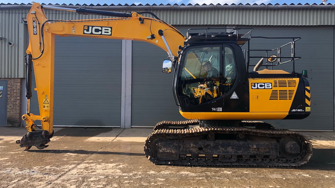 FOR SALE - 2015 JCB JS160LC TRACKED EXCAVATOR - 2424603 - YouTube