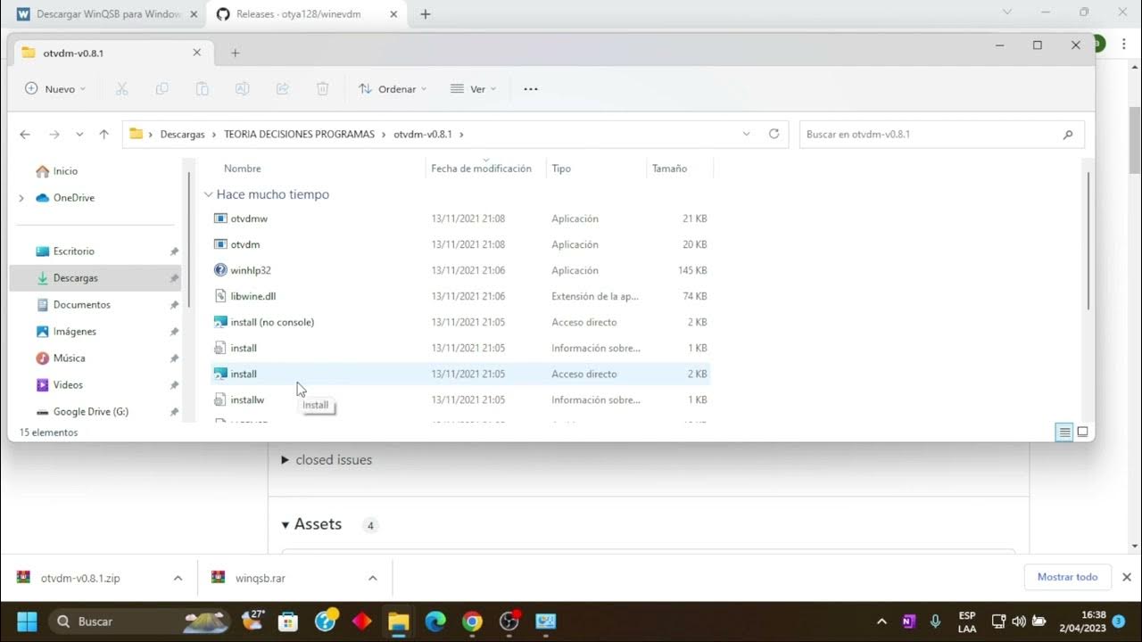 TUTORIAL INSTALAR WINQSB EN WINDOWS 10 Y 11 - YouTube