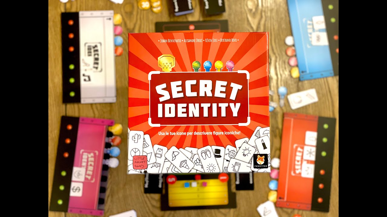 Secret Identity - Unboxing & Setup - Little Rocket Games - gioco da ...