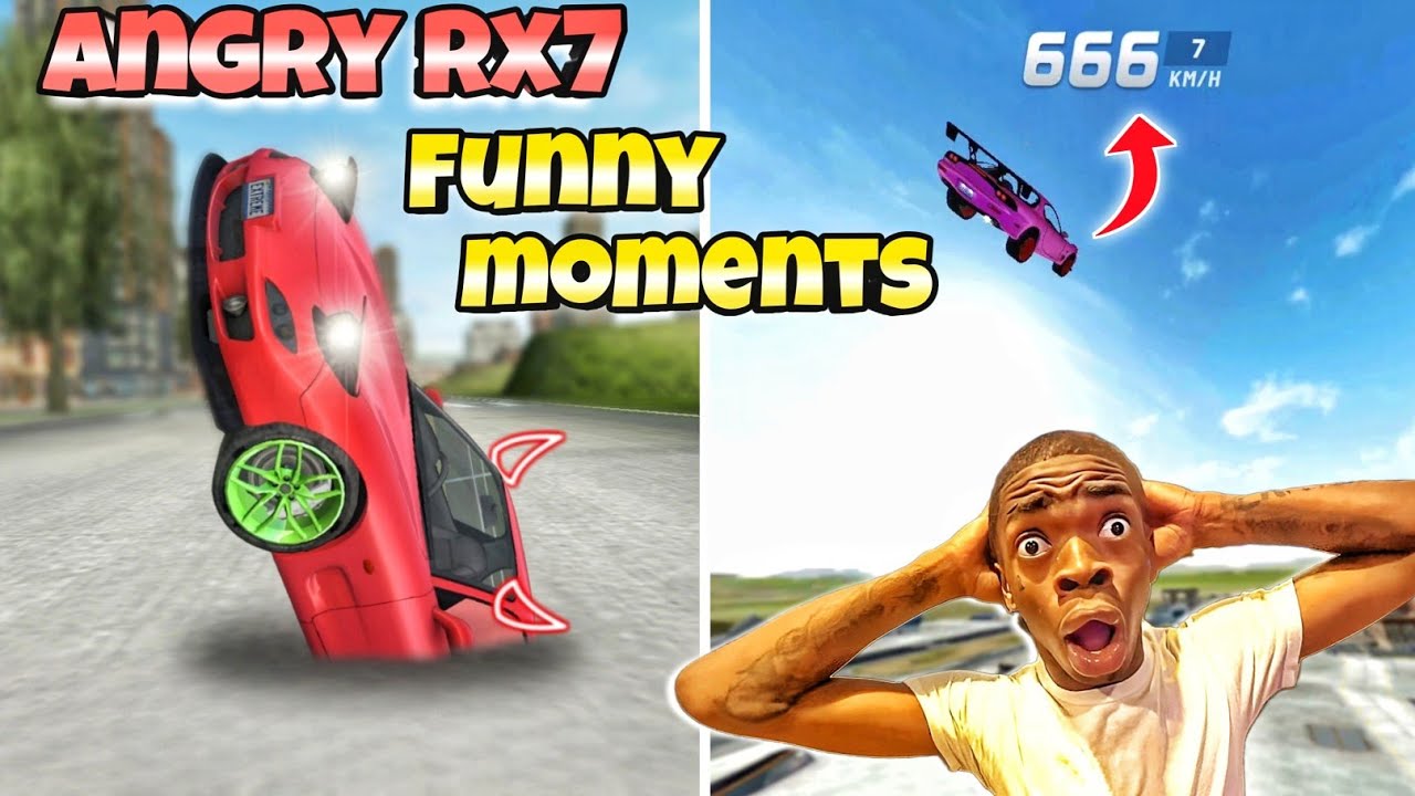 Angry mazda rx7😈|| Funny moments😂|| Extreme car driving simulator🔥 ...