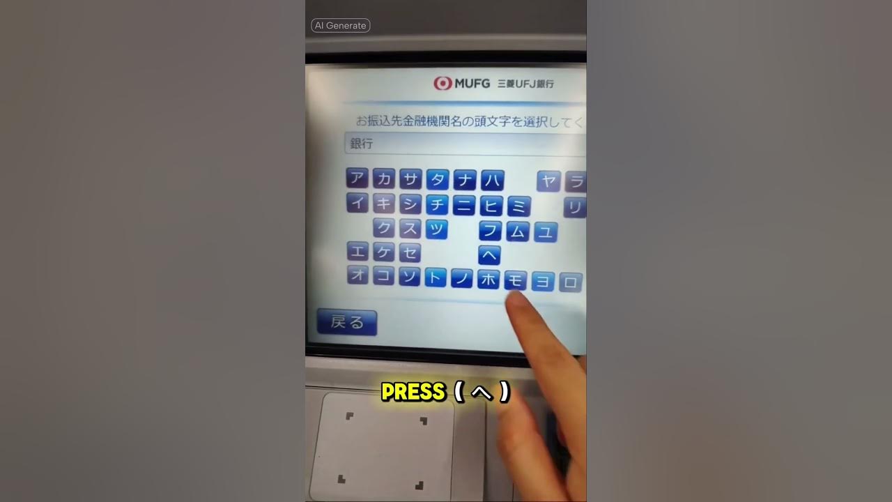 Transfer Money to PayPay Bank via UFJ ATM at Family Mart - YouTube
