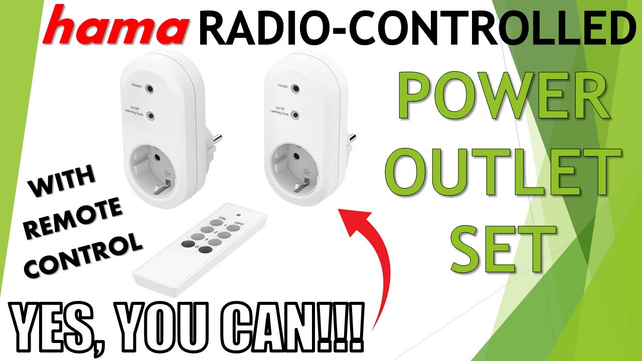 Remote Control your power sockets!!! | Hama Radio Controlled Power ...