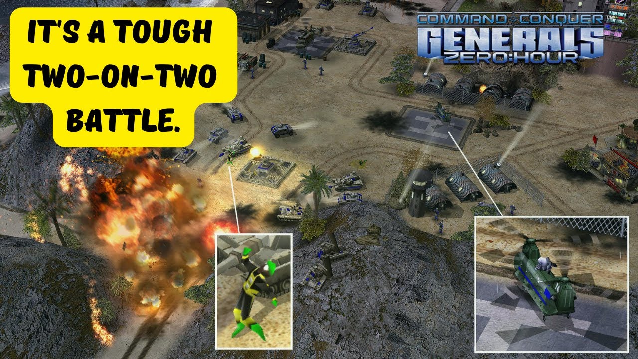 command and conquer generals zero hour It's a tough two on two battle ...