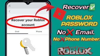 How To Reset Your Roblox Password Without Email 2025 Get Your Roblox ...