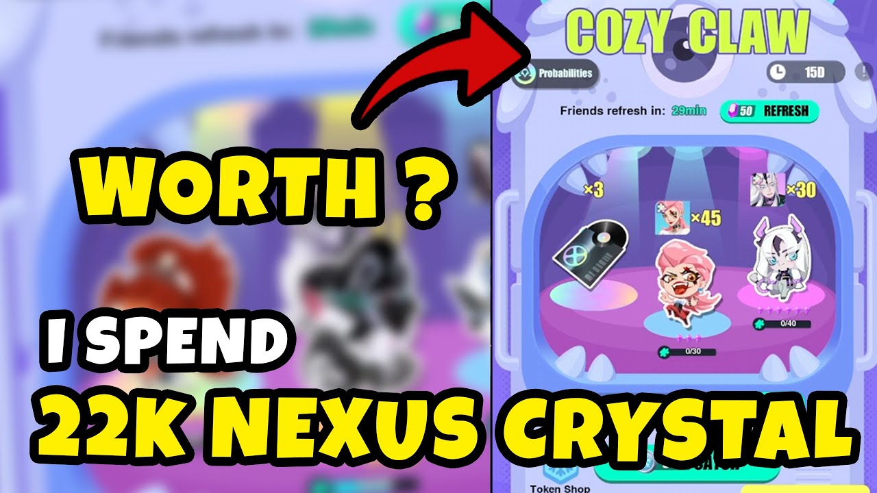 I SPEND 22K NEXUS CRYSTAL IN COZY CLAW FOR SCIENCE | DISLYTE - YouTube