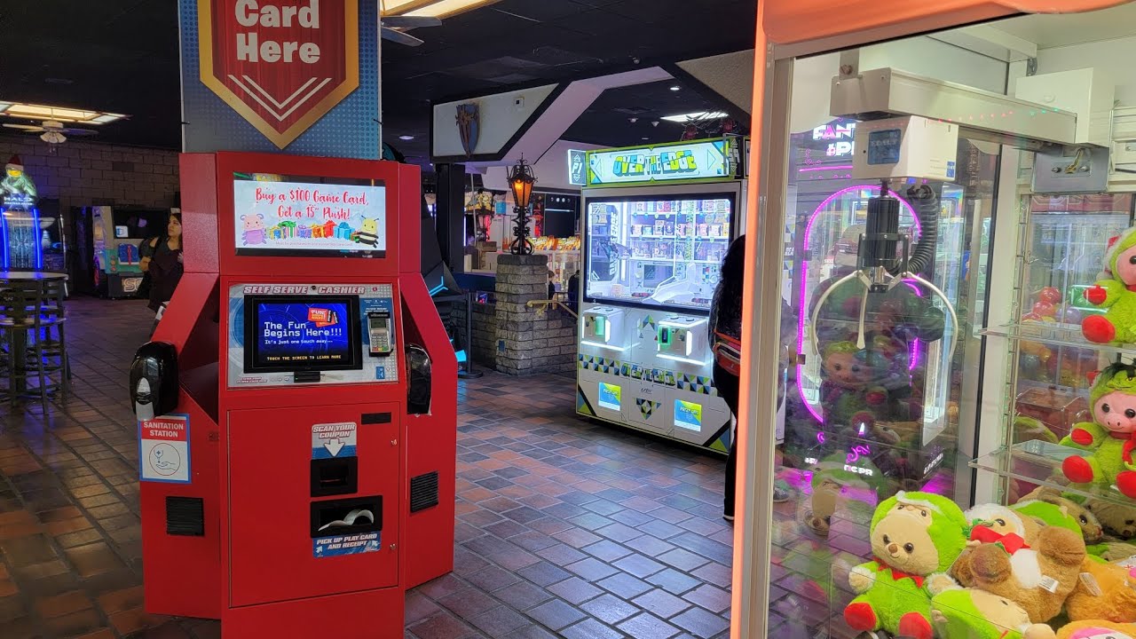 Arcade Tour Castle Park Riverside CA - YouTube