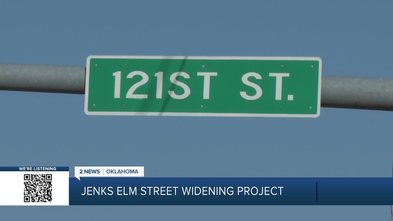 Jenks widening project begins - YouTube