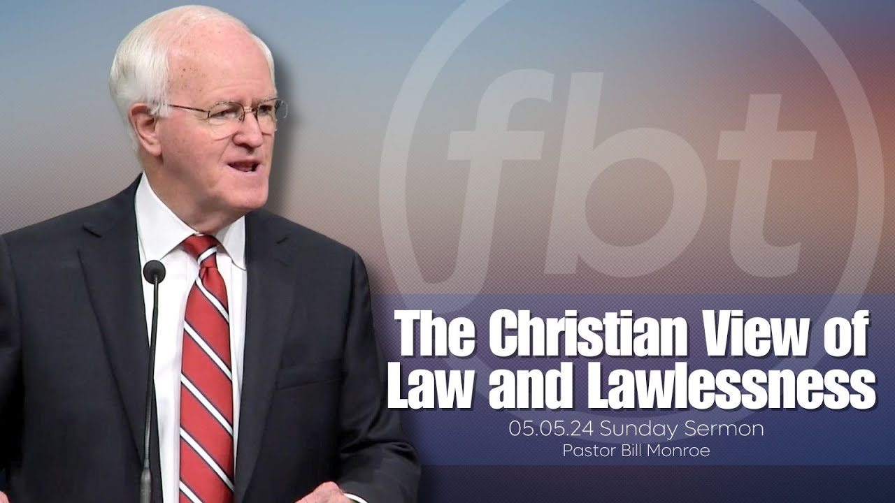 The Christian View of Law and Lawlessness - YouTube