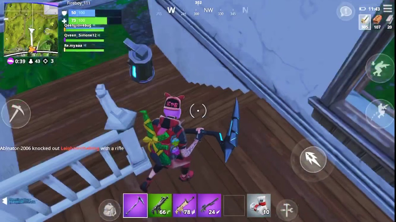 Fortnite battle royale with defaults - YouTube