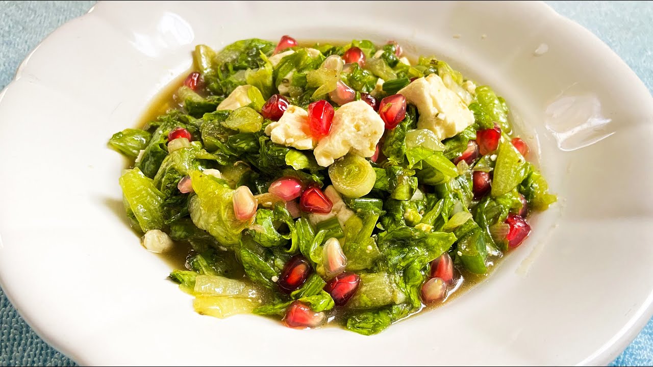 Nuk duhet te mungoje ne tavoline | Sallate jeshile me shege | Salad ...