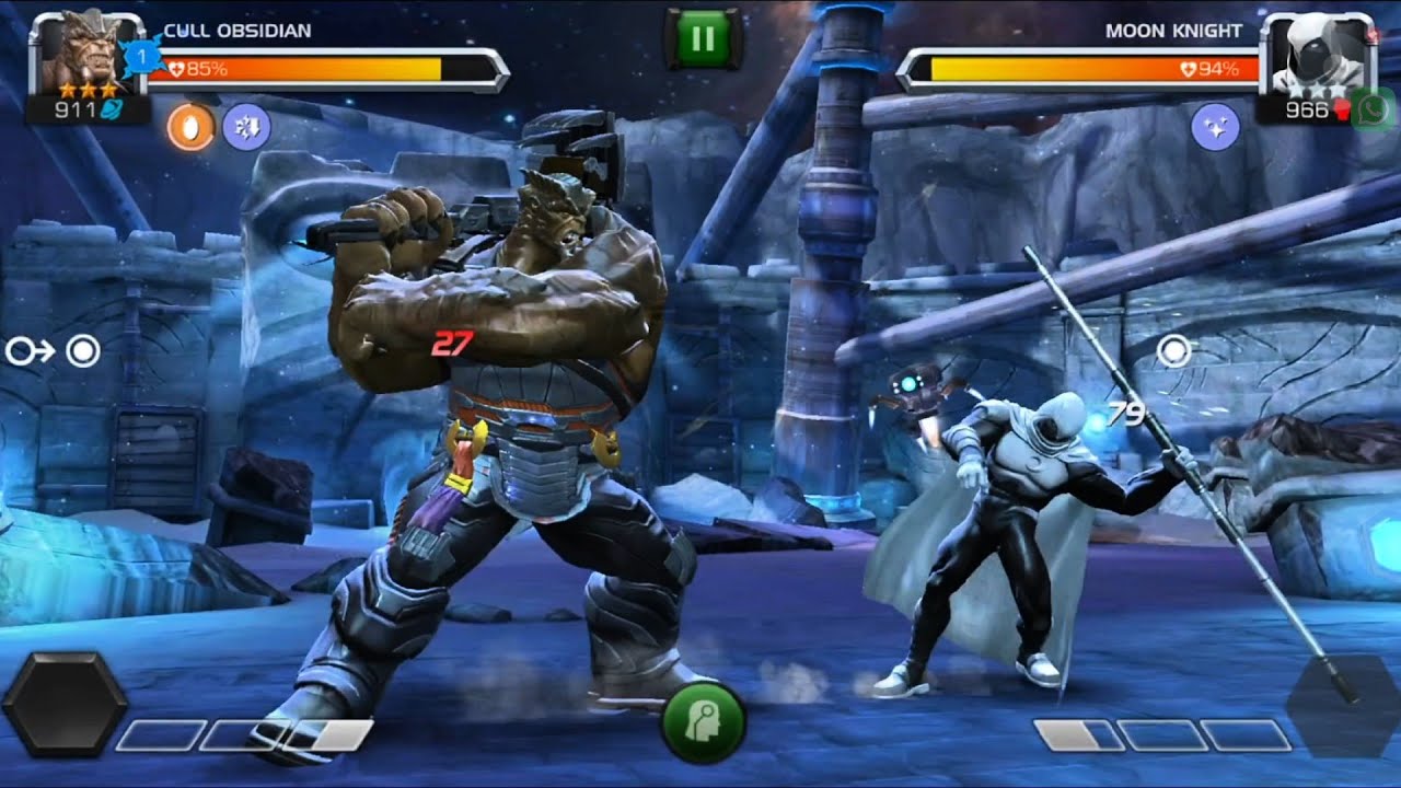 Marvel Champions| cull obsidian vs moon Knight fight - YouTube