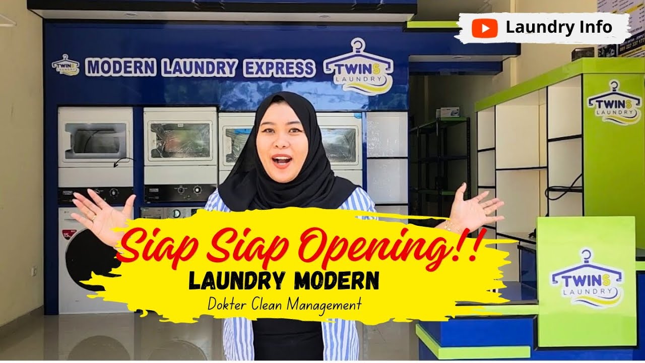SIAP SIAP OPENING LAUNDRY!!! Sebelum tetangga yang buka 😁 - YouTube