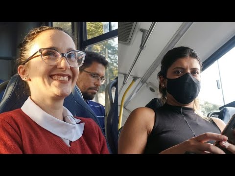 Bulge reaction social experiment latina bus compilation 