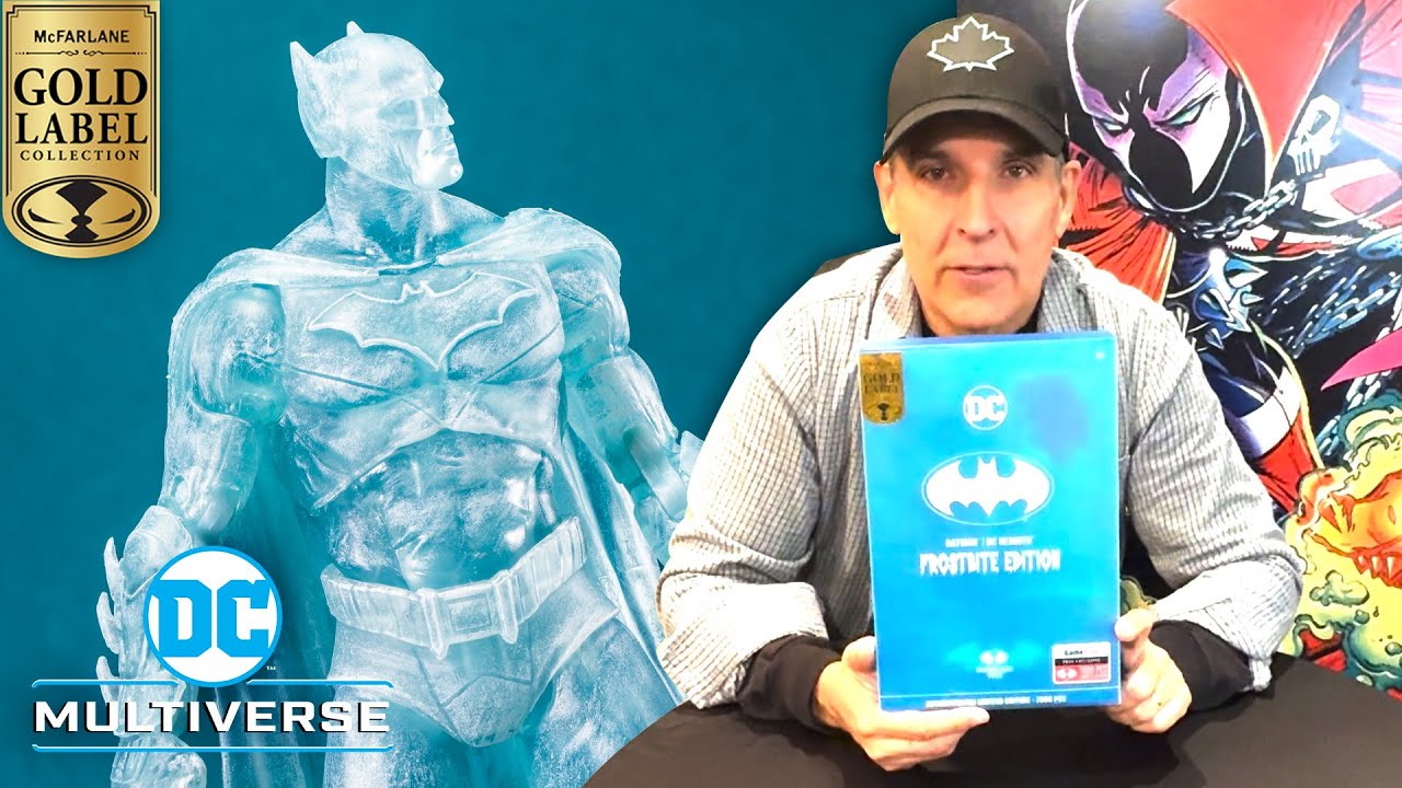 Todd McFarlane Presents | Batman (Frostbite Edition) Gold Label - YouTube