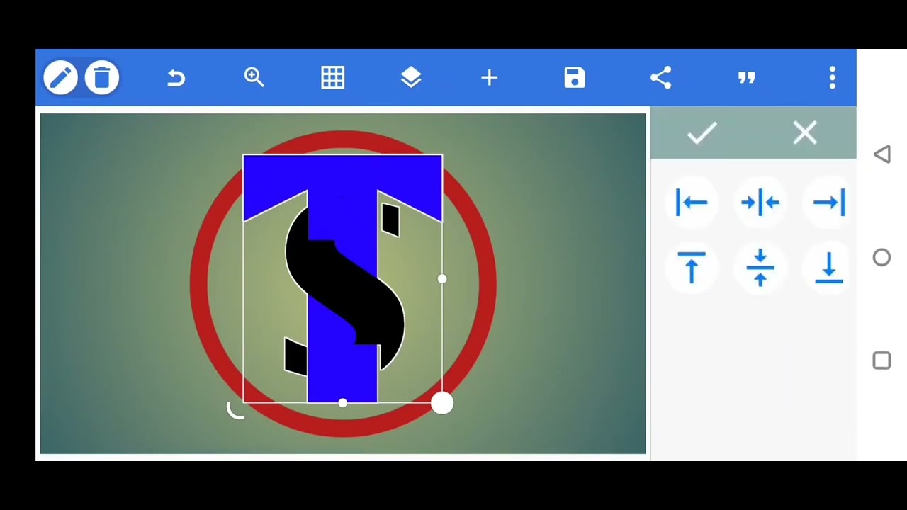 How to make Professional Logo On Mobile || Mobile sy Logo kaise Bnaye ...