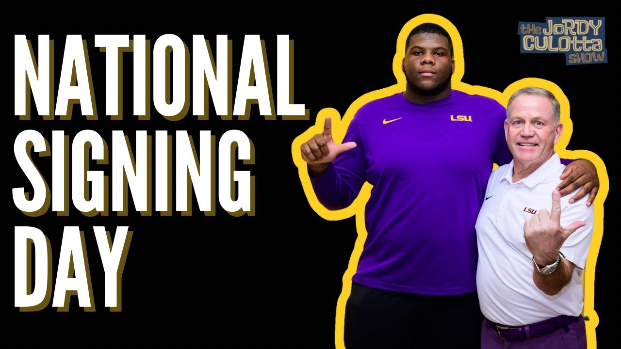 LSU Football | NATIONAL SIGNING DAY UPDATE with Billy Embody - YouTube