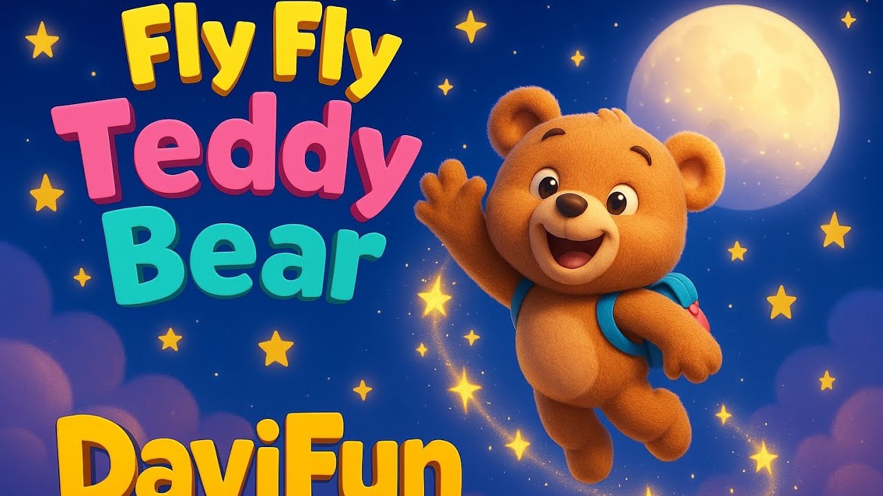 Fly Fly Teddy Bear 🧸 | DaviFun Kids Song - YouTube