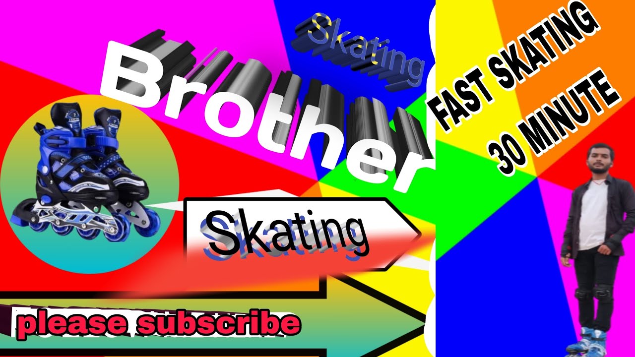 fast skating 30 minutes learning to asketa road line/fast skating 30 ...