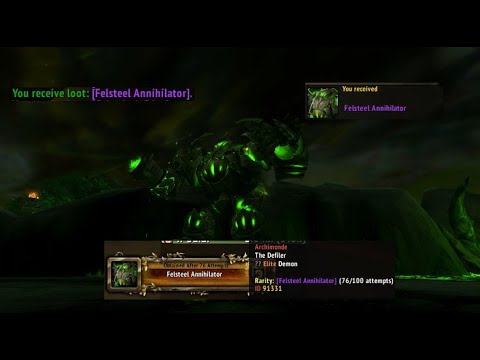 World of Warcraft Mount Drops: Felsteel Annihilator Drops after 77 ...