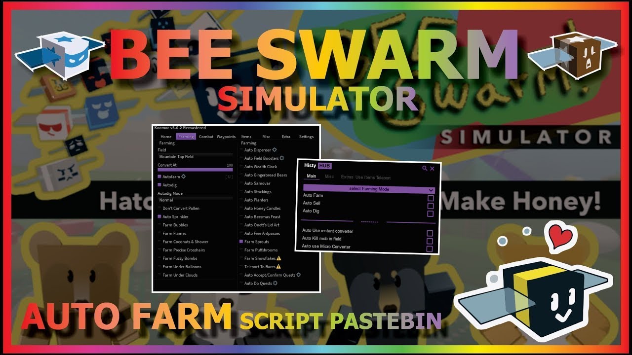 [2022 PASTEBIN] OP Bee Swarm Simulator Hack GUI: Autofarm, God Mode ...