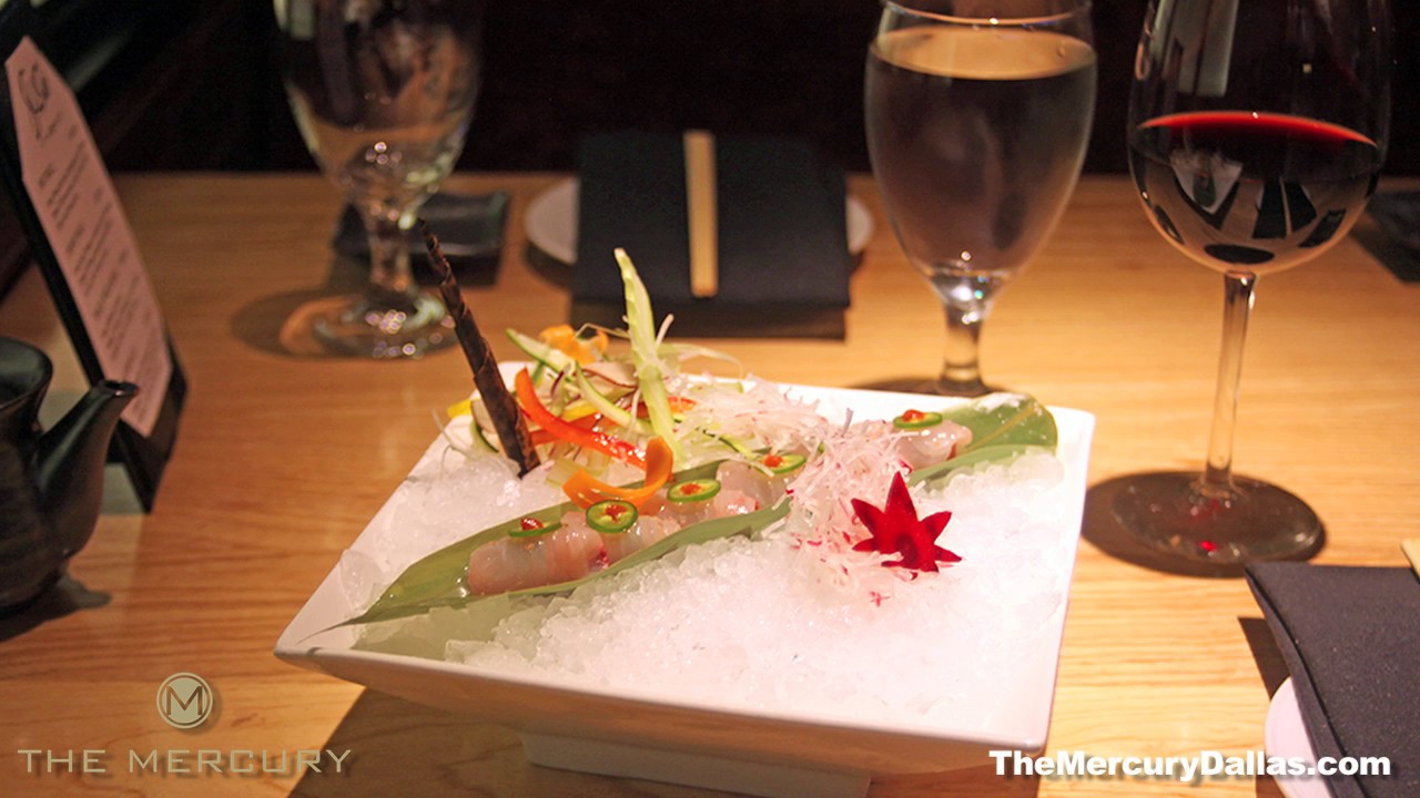 Sushi at The Mercury -- Kampachi Grapefruit - YouTube
