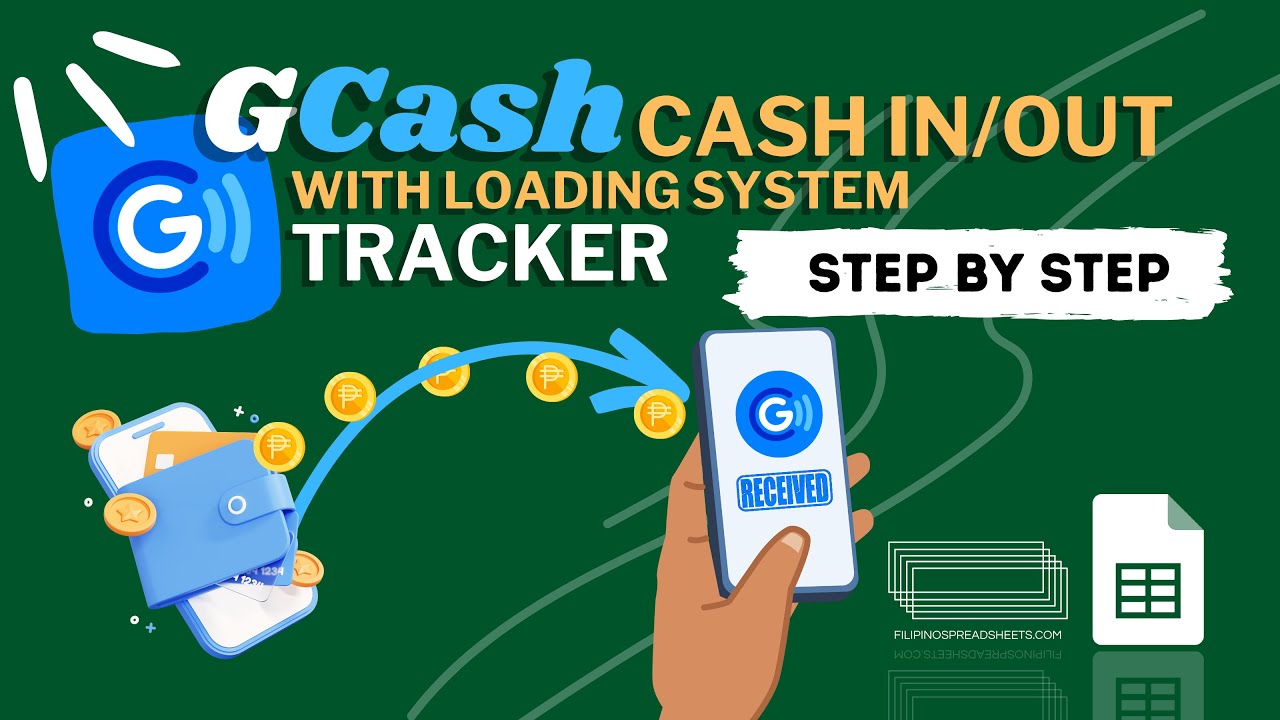 FREE GCash Cash In/Out with Loading System Tracker: Step by Step ...