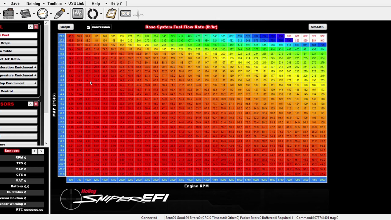 Holley Super Sniper Internal 2.5BAR MAP Test - YouTube