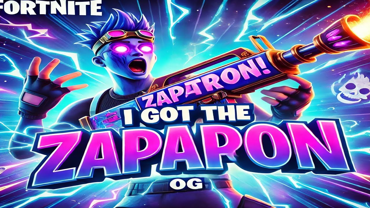 I got the zapatron in fortnite og - YouTube