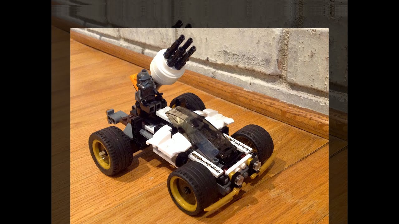 How to Build a Lego Gatling Laser Gun - YouTube