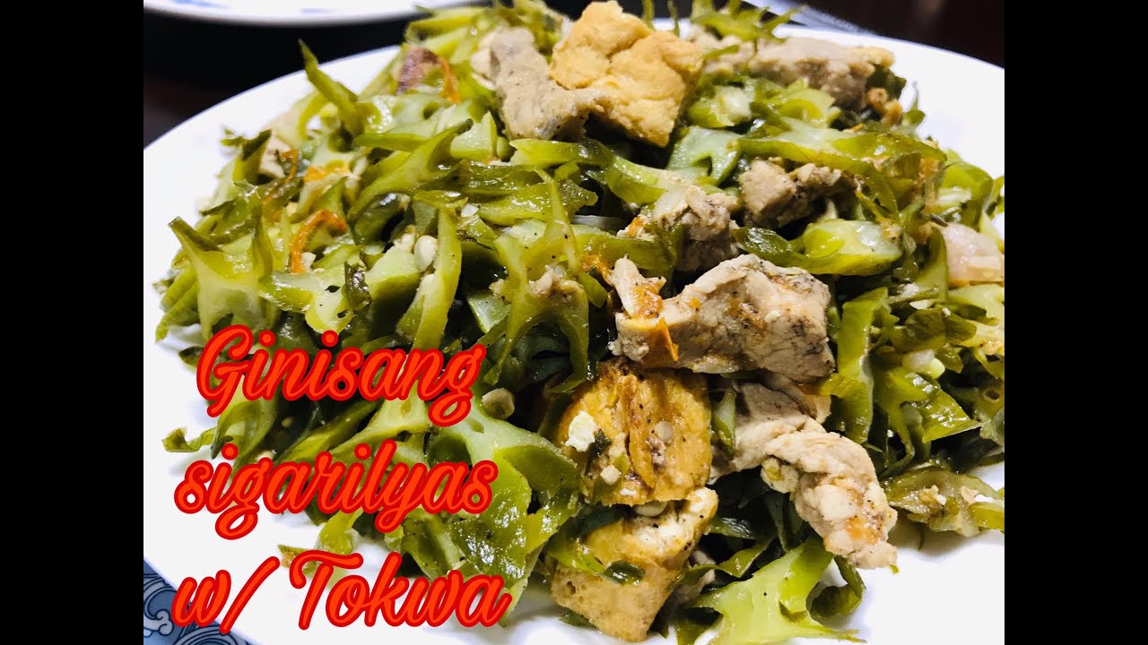 Ginisang Sigarilyas with Tokwa || Sauteed Winged Beans || Pinoy Recipe ...