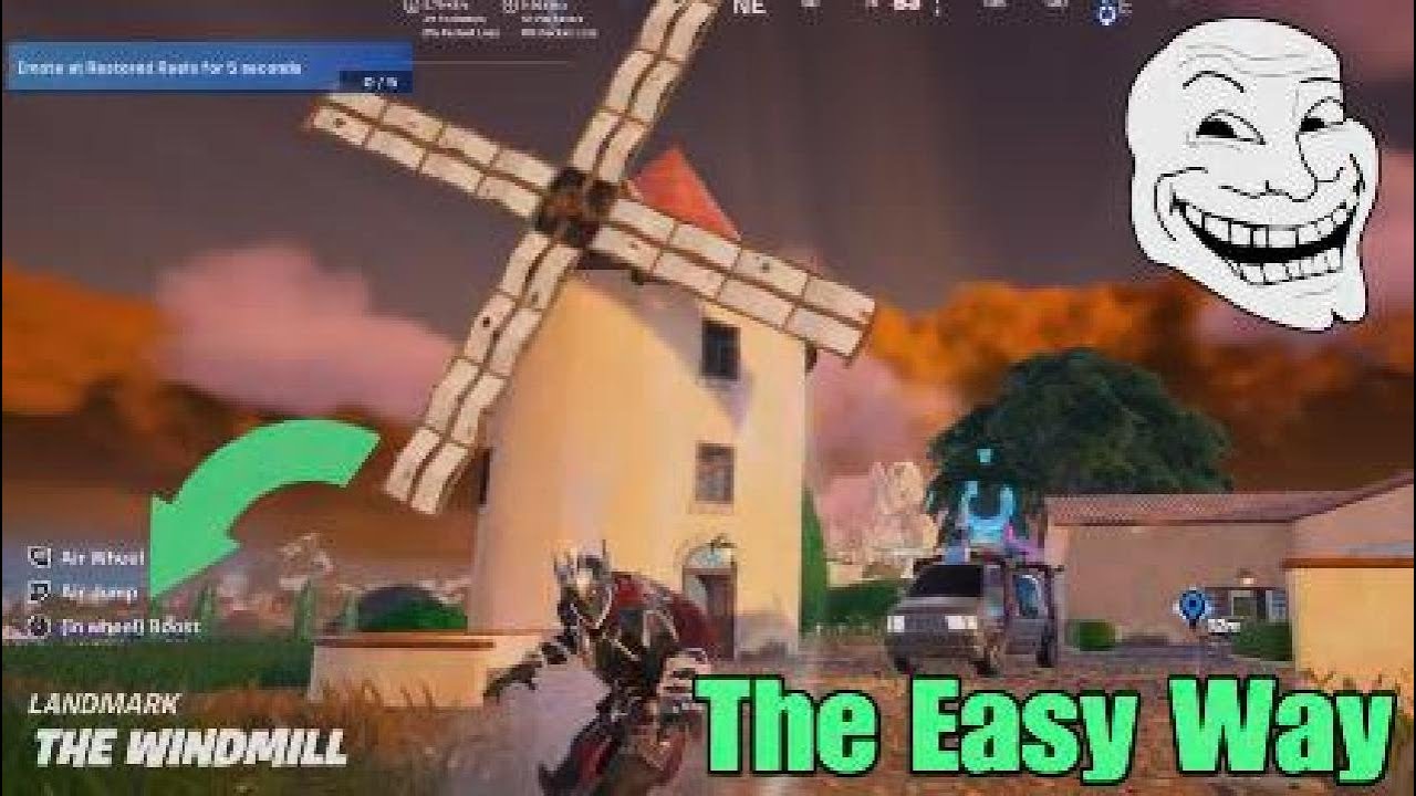 Easily Air Jump at The Windmill or The Other Windmill - Fortnite Avatar ...
