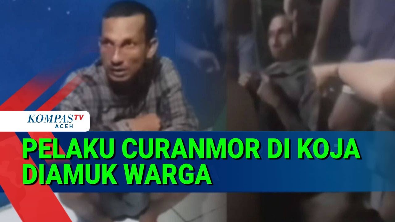 Koja Ricuh, Pelaku Curanmor Jadi Amukan Massa - YouTube